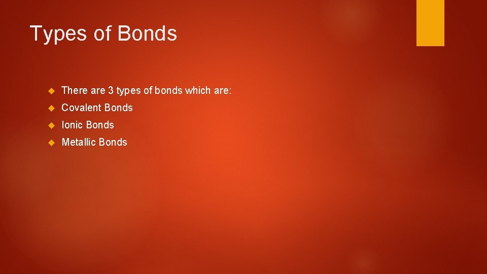 Chemical Bonds NOVEMBER 15 2016 Electrons and Energy