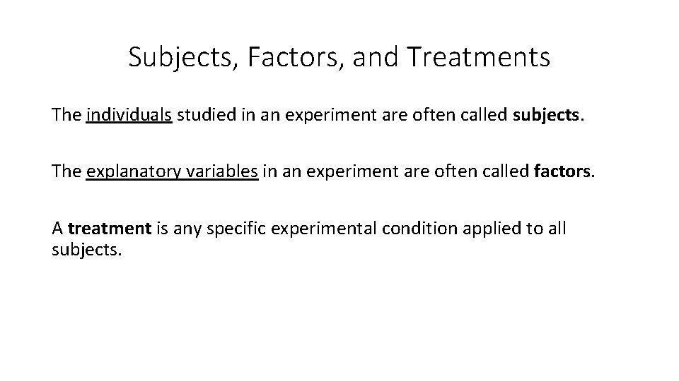 MATH 2400 Chapter 9 Notes Observation vs Experiment