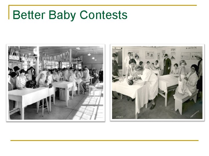 Saving Mothers and Babies 1890 s1920 s November