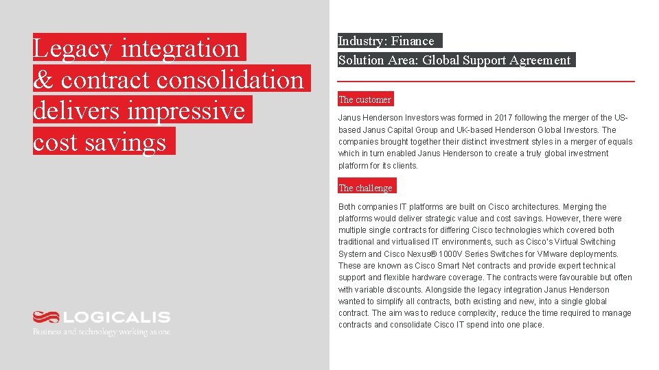 Legacy integration contract consolidation delivers impressive cost savings