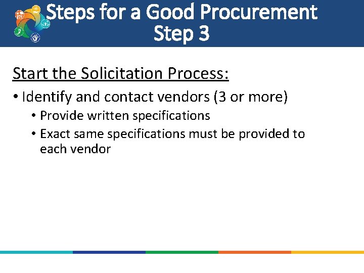 Procurement Part IV Informal Procurement School Nutrition Programs