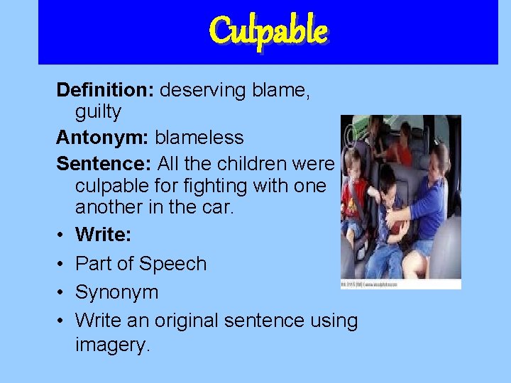 Abstracted Definition removed in thought from the immediate