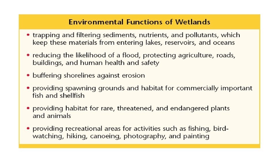 Chapter 7 Aquatic Ecosystems Environmental Science ENV CHAPTER