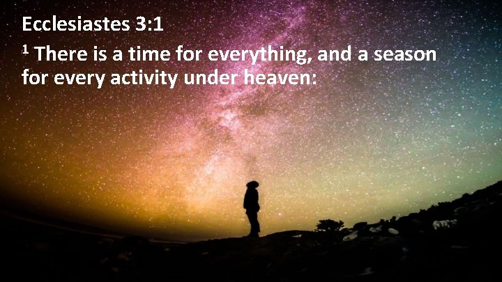 Eternity in Our Hearts Ecclesiastes 3 1 15