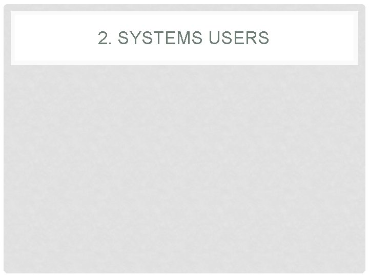 INTRODUCTION TO SYSTEM ANALYSIS AND DESIGN SAD SYSTEM
