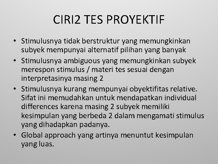 THEMATIC APPERCEPTION TEST TAT dan CHILDREN APPERCEPTION TEST