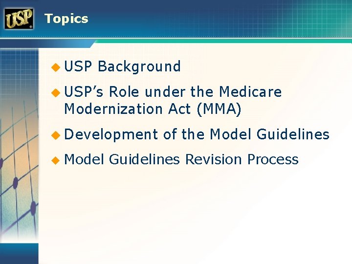 USPs Model Guidelines for the Medicare Drug Benefit