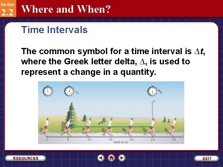 Section 2 1 Picturing Motion In this section