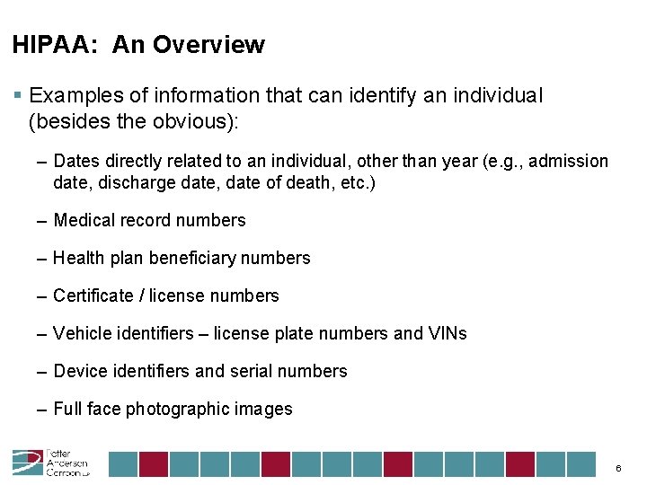 The HIPAA Privacy Rule The Basics Jennifer Gimler