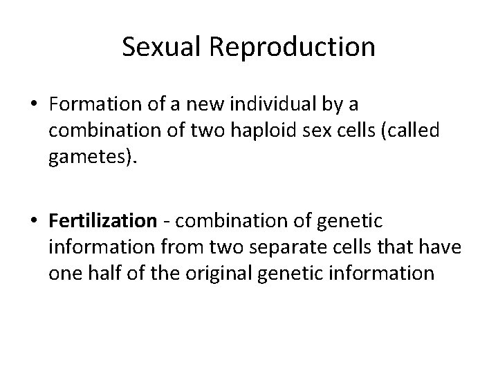 Welcome Back I hope you all had a