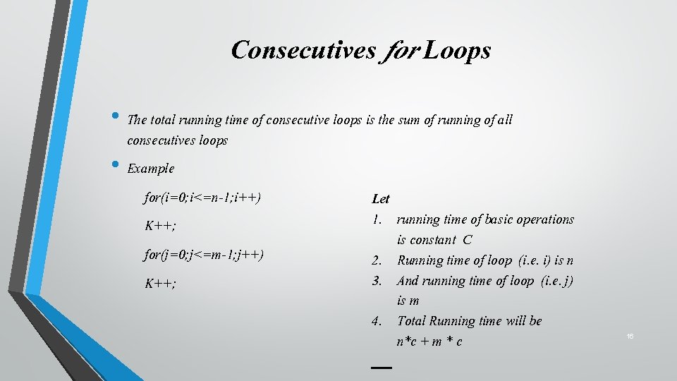 Design and Analysis of Algorithm Lecturer Shahid Imran