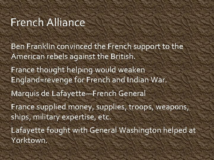 CAUSES OF AMERICAN REVOLUTION 1760 s1776 GEORGIA STANDARDS