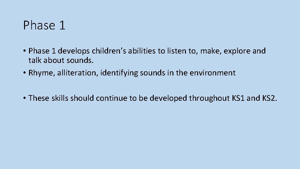 Phonics At Broad Town CE Primary School Sept