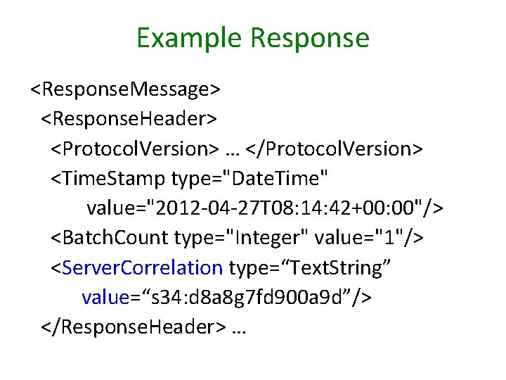 Request Response Correlation Values Anthony Berglas Revision History