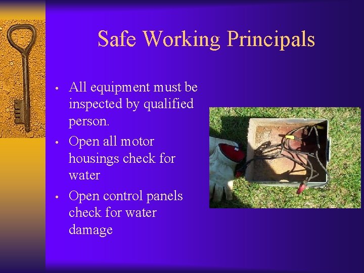 Electrical Safety While Working In and Around a