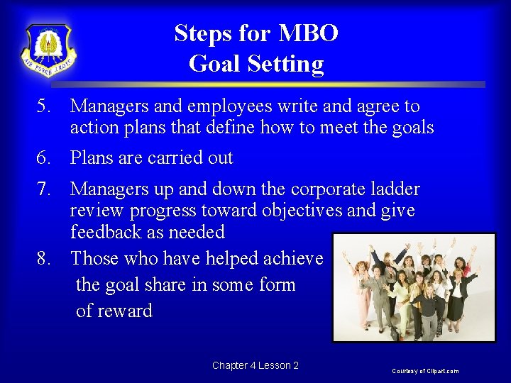Establishing Goals Developing Plans Overview Approaches to establishing