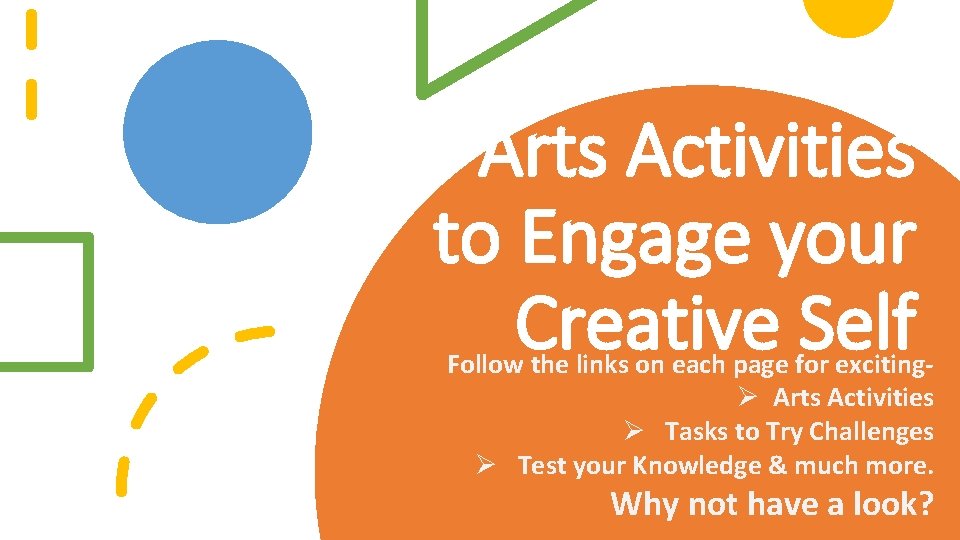 Arts Activities to Engage your Creative Self Follow