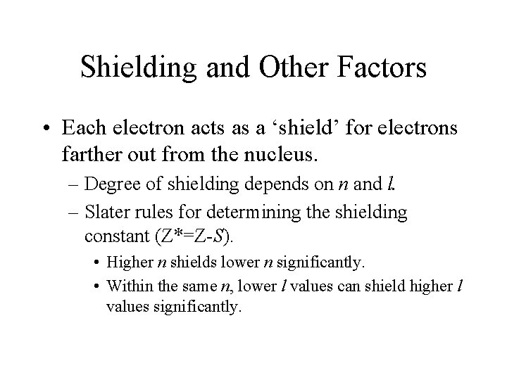 Atomic Structure The theories of atomic and molecular