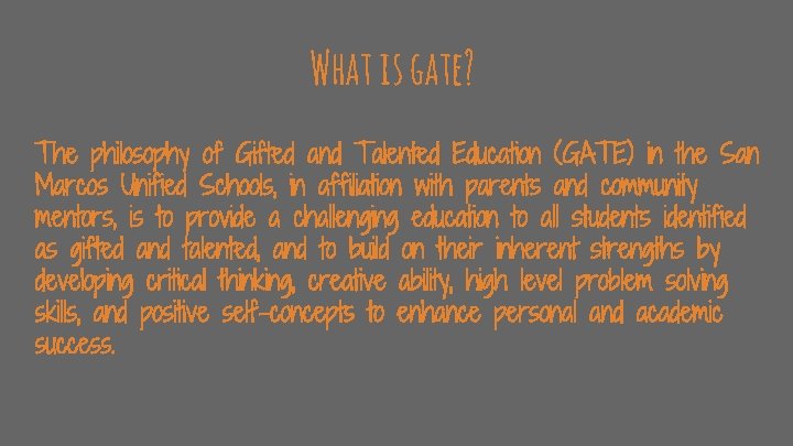 Welcome to Gate Double Peak k 8 School