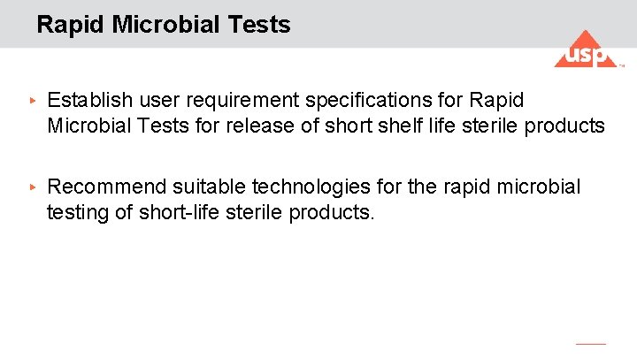 Rapid Microbial Tests for Release of Sterile Short