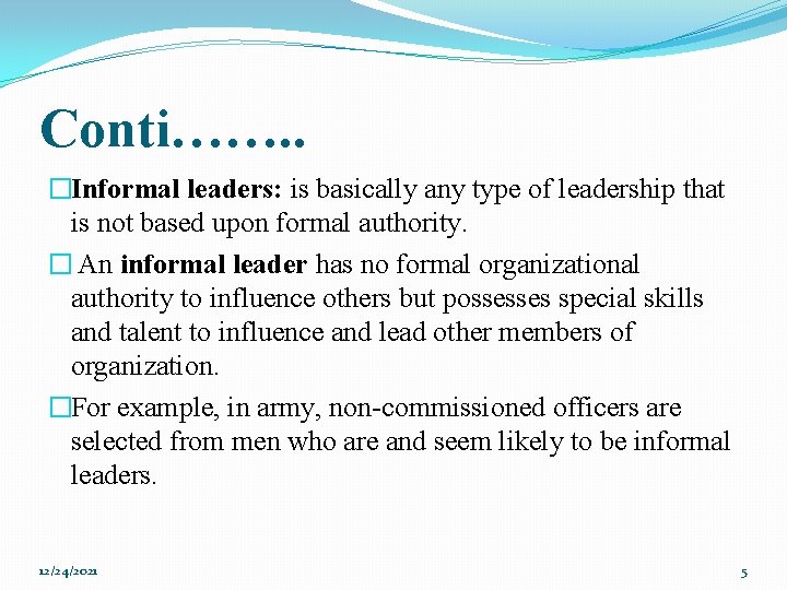 LIS8109 Leadership principles and practices 12242021 1 Contents