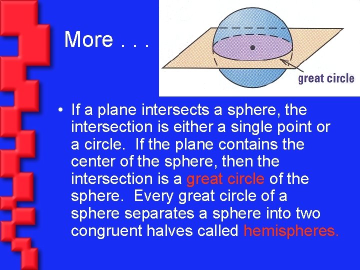 Surface Area and Volume of Spheres ObjectivesAssignment Find