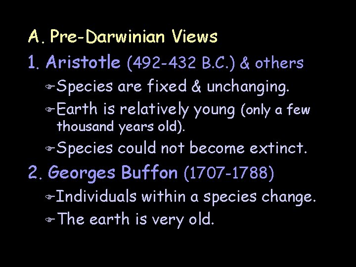 THE EVOLUTION OF EVOLUTIONARY THOUGHT CH 15 Biological