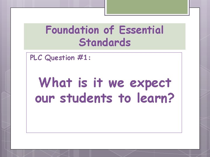 Essential Standards Shay Sievert Instructional Coach Pittsburg Community