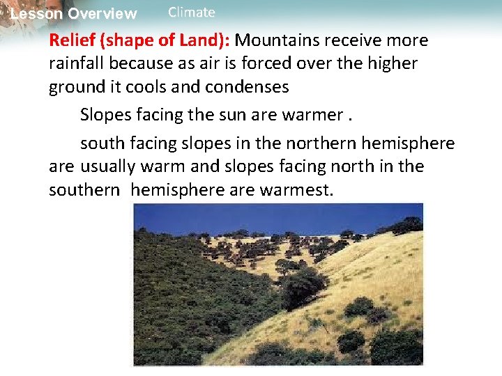 Lesson Overview Climate Lesson Overview 4 1 Climate