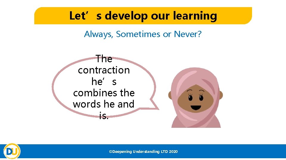 Progression in Mastery Year 3 Apostrophes Lets recap