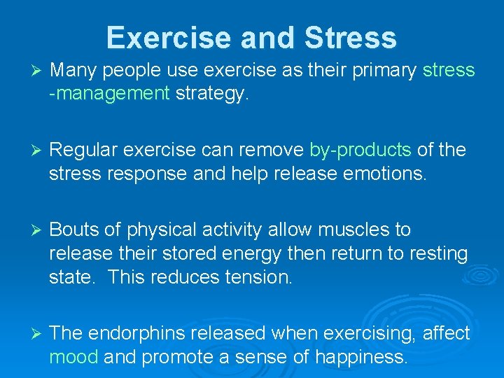 Lesson 2 Stress and Body Image What are
