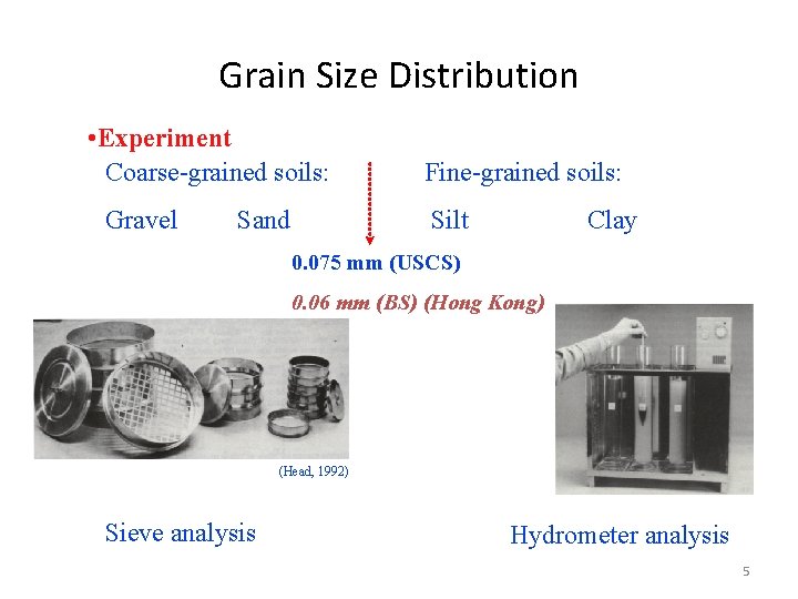 Soils and their Classification Reference Soil in Construction