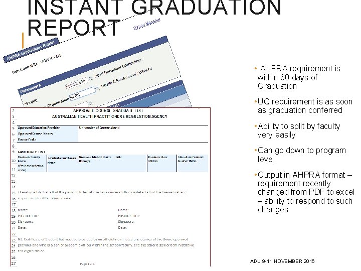 AHPRA REPORTING FROM 3 DAYS TO 3 MINUTES