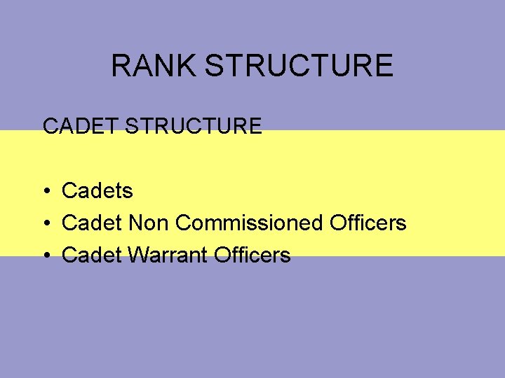 COMBINED CADET FORCE ARMY SECTION SURVIVAL GUIDE Maj