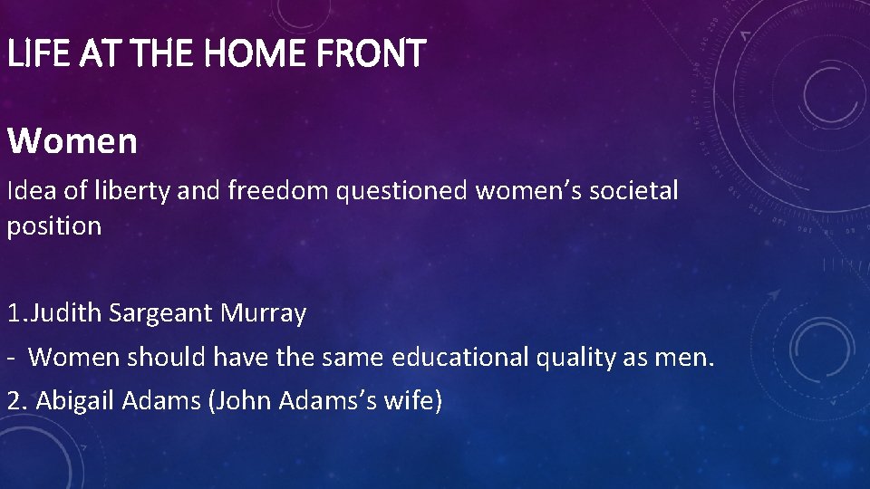 THE WAR CONTINUES CHAPTER 6 SECTION 2 THINK