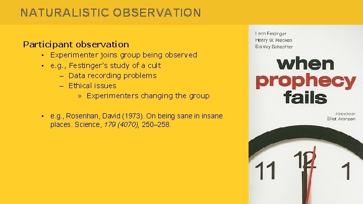 CHAPTERS 9 10 Observational Research Lecture Outline QuasiExperimental