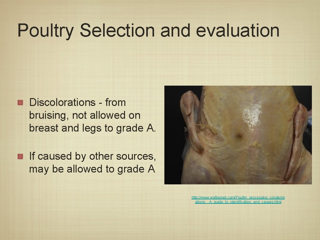 Poultry Grading and Consumption Poultry Industry 99 of