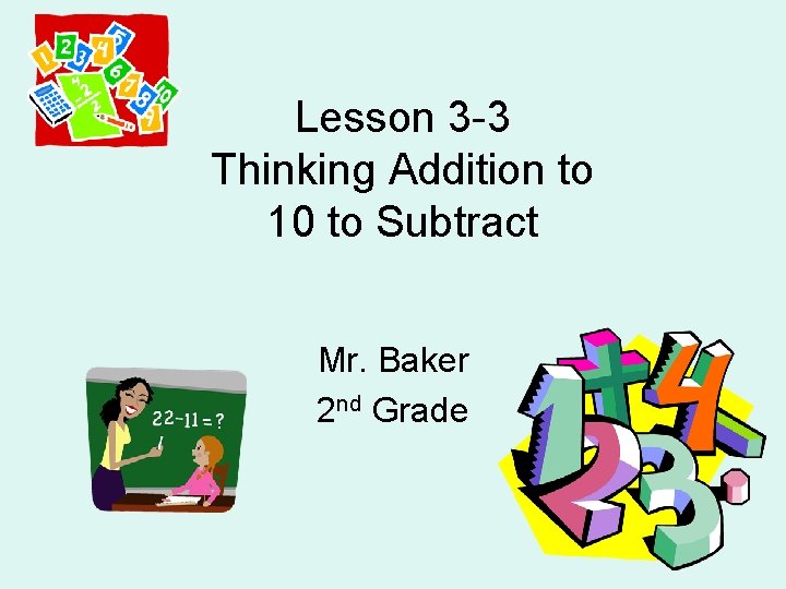 Lesson 3 3 Thinking Addition to 10 to