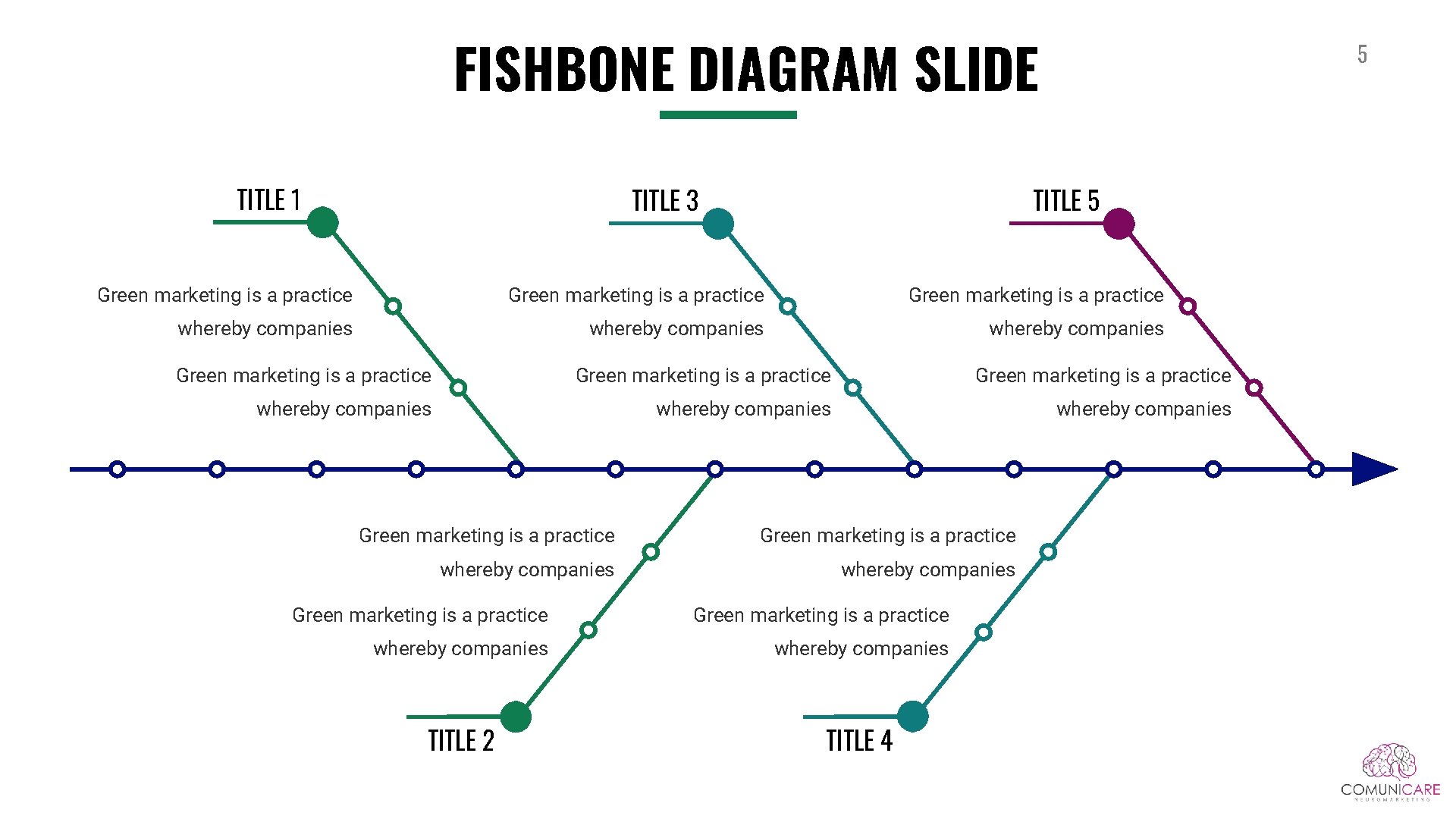 FISHBONE DIAGRAM SLIDE 1 YOUR TITLE A 3
