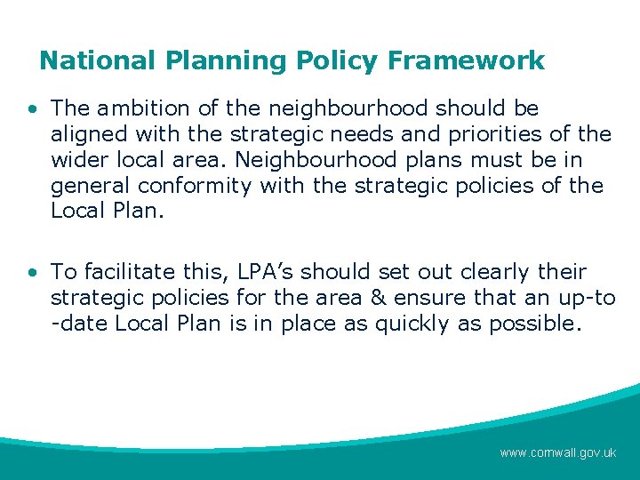 Neighbourhood Plans Andrew England Planning Regeneration Localism Act