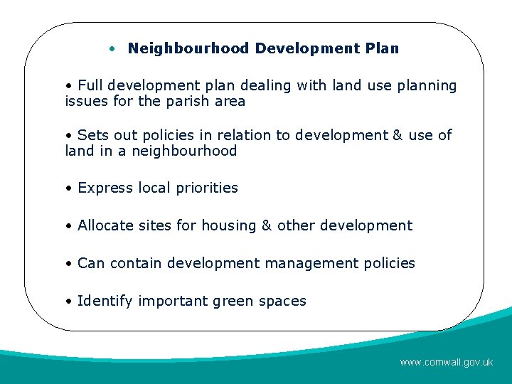 Neighbourhood Plans Andrew England Planning Regeneration Localism Act