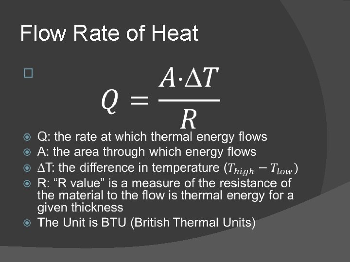 Technology and Engineering THERMAL ENERGY Key idea about
