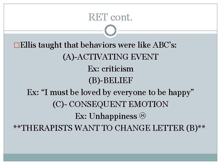 SECTION 3 COGNITIVE BEHAVIOR THEORIES ANTONAIA SUDDUTH JAMES