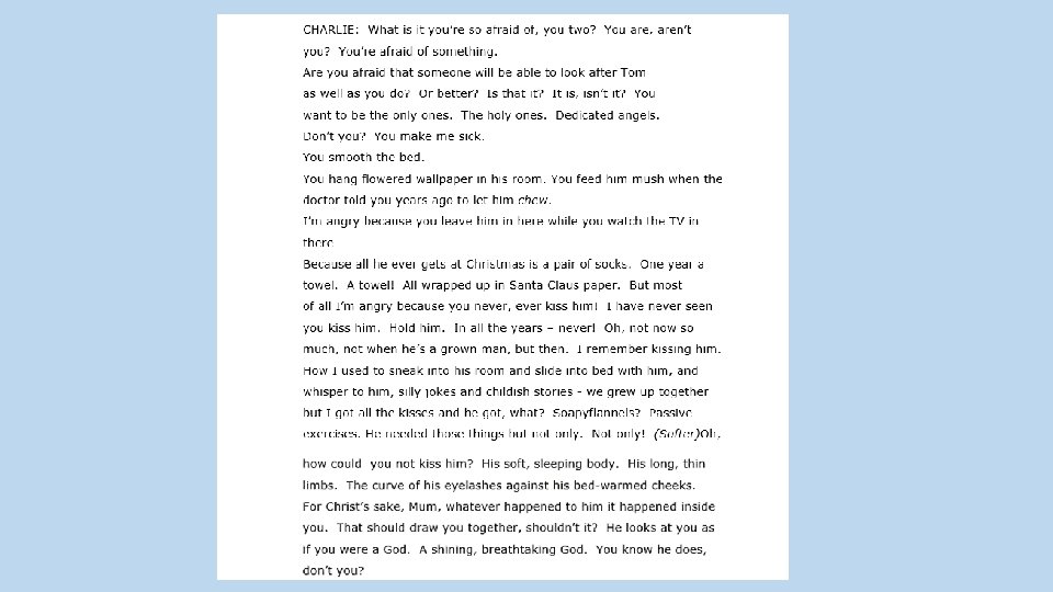 From One Childhood To Another Anna Whelan Monologue