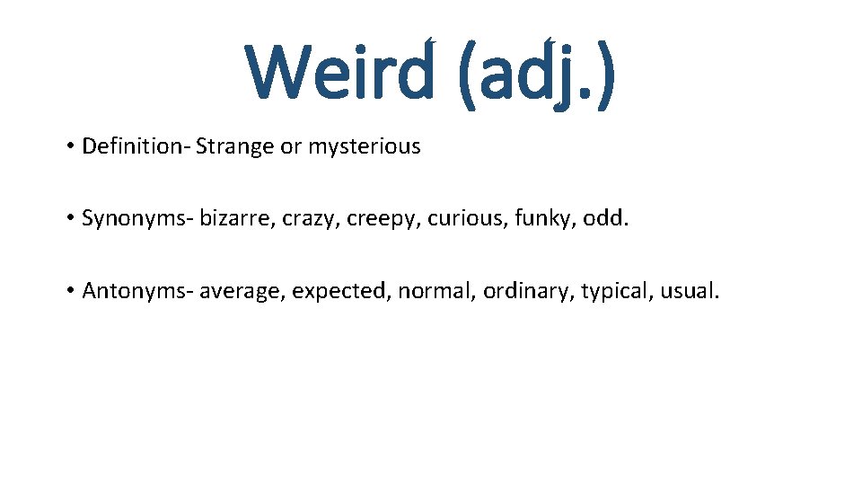 Wonders Unit 4 Week 5 Vocabulary Words Extremely