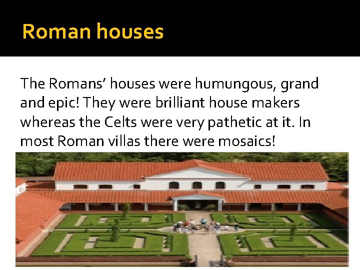 Click the thunderbolt for Roman houses the moon