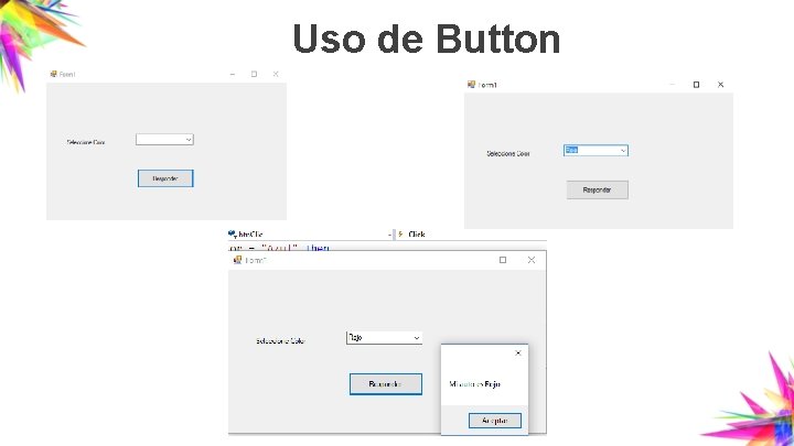 Button y Label En Visual Studio Grupo B