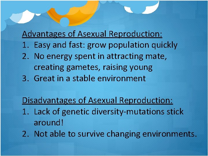 Sexual vs Asexual Reproduction Standard S 7 L