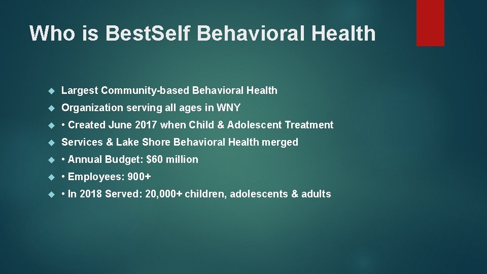 Community Based Organizations An Integral Part of Strong