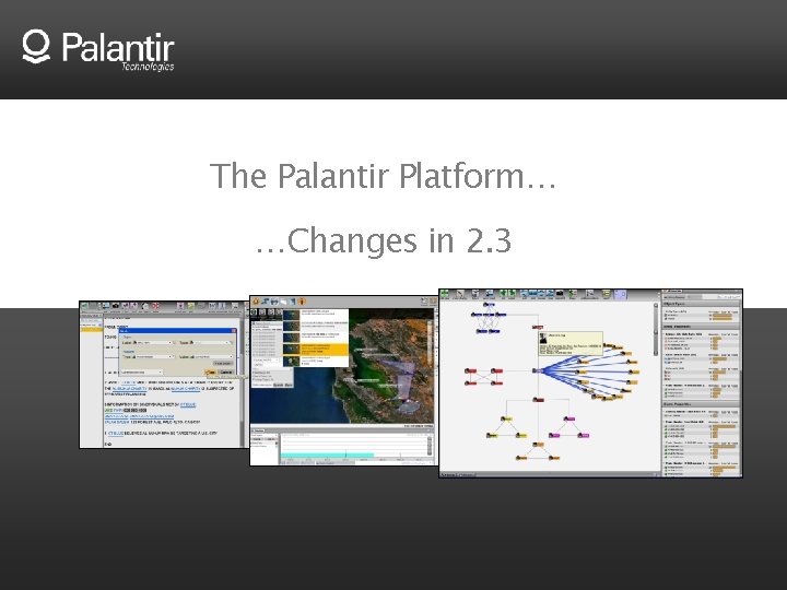 The Palantir Platform Changes in 2 3 Highlights